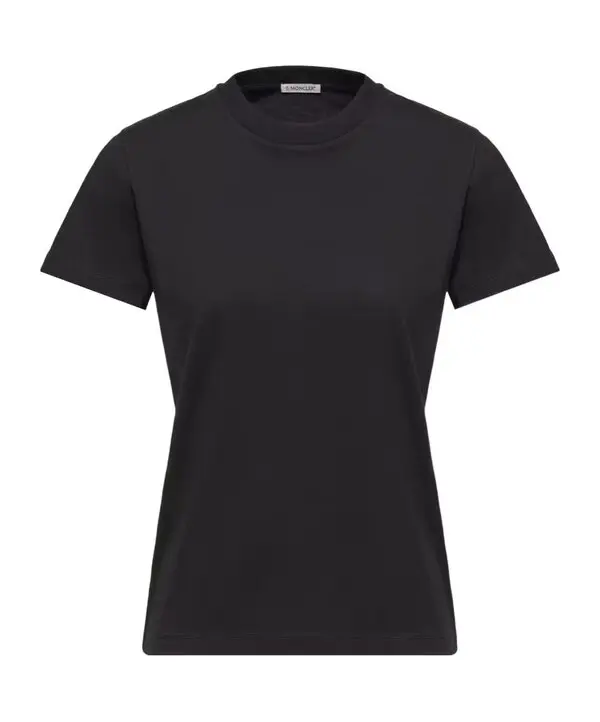 Moncler Logo Patch Crewneck T-shirt - Black