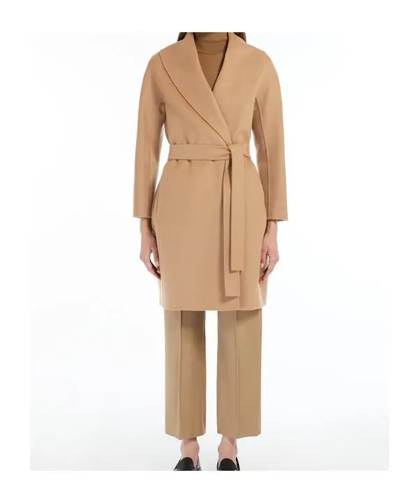 Max Mara Messi Belted Coat - Camel