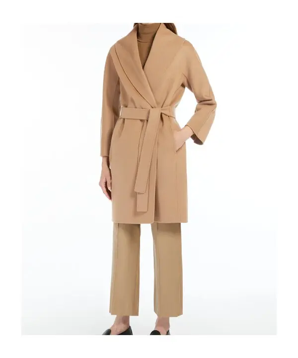 Max Mara Messi Belted Coat - Camel