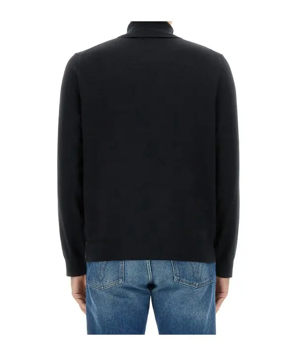 Paul Smith Zebra Badge Roll Neck Jumper