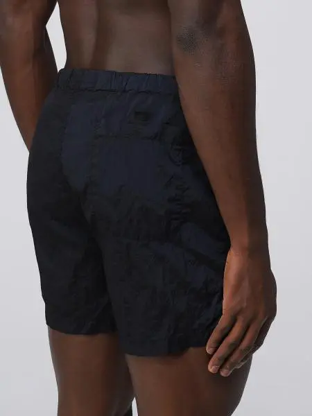 Stone Island Logo Patch Drawstring Swim Shorts - Blue