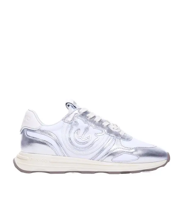 Pinko Panelled Zoe Sneakers - White