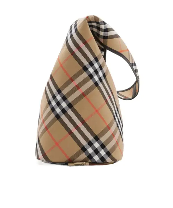 Burberry Checked Large Shoulder Bag