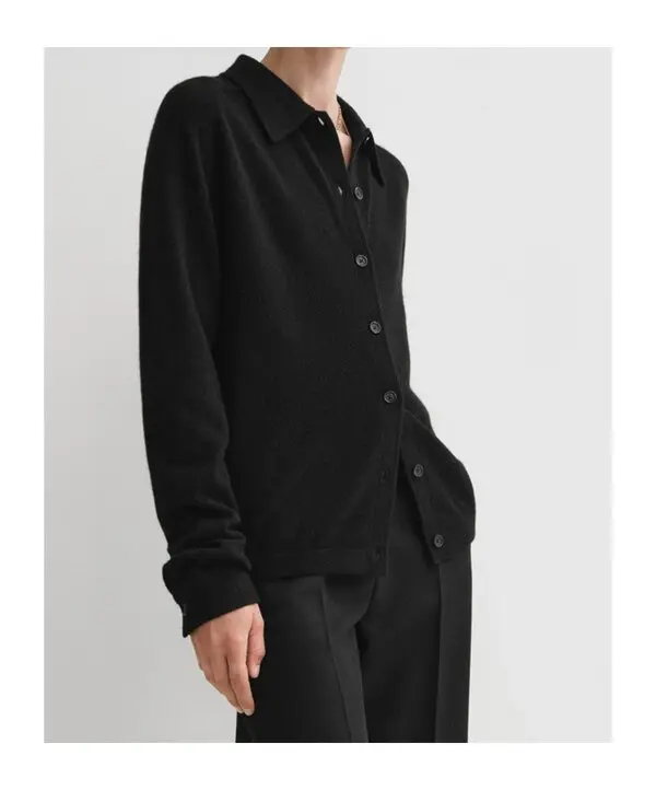 TOTEME Button-up Knitted Shirt With Lapel