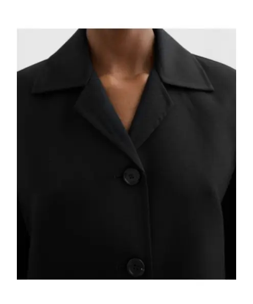 JIL SANDER Double Wool Twill Coat