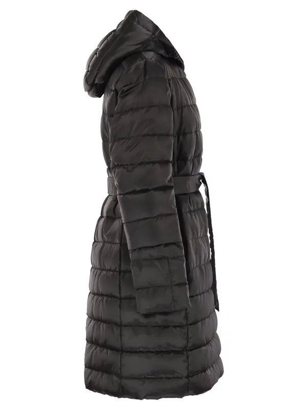 Max Mara Novef Quilted Down Coat - Black