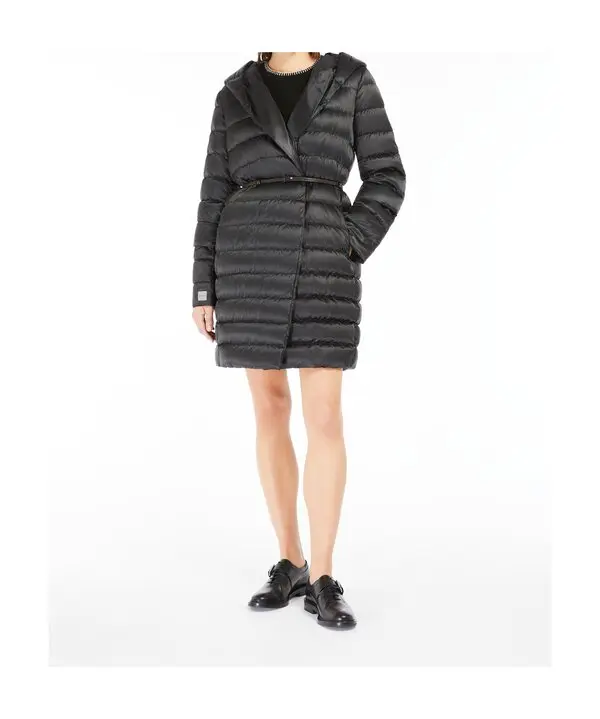 Max Mara Novef Quilted Down Coat - Black