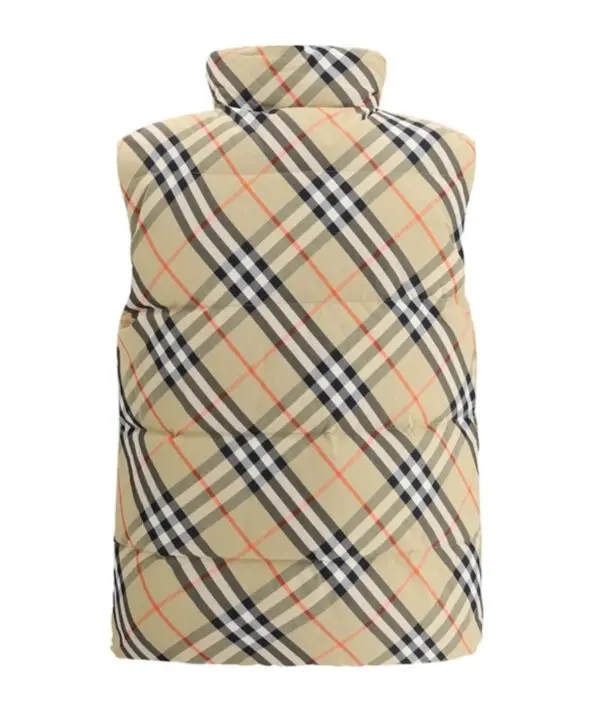 Burberry Checked Reversible Down Vest