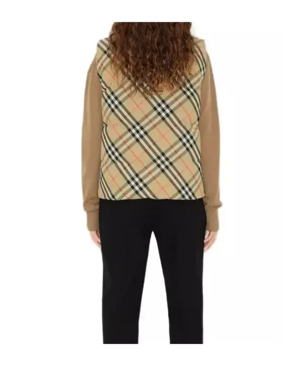 Burberry Checked Reversible Down Vest