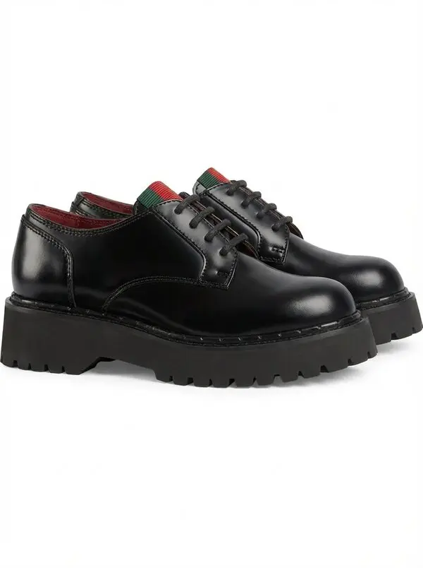 Gucci Lace-up Shoes With Ribbon Detail