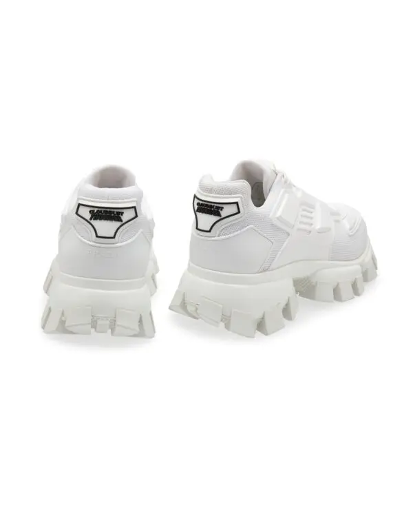 Prada Cloudbust Thunder Technical Fabric Sneakers - White