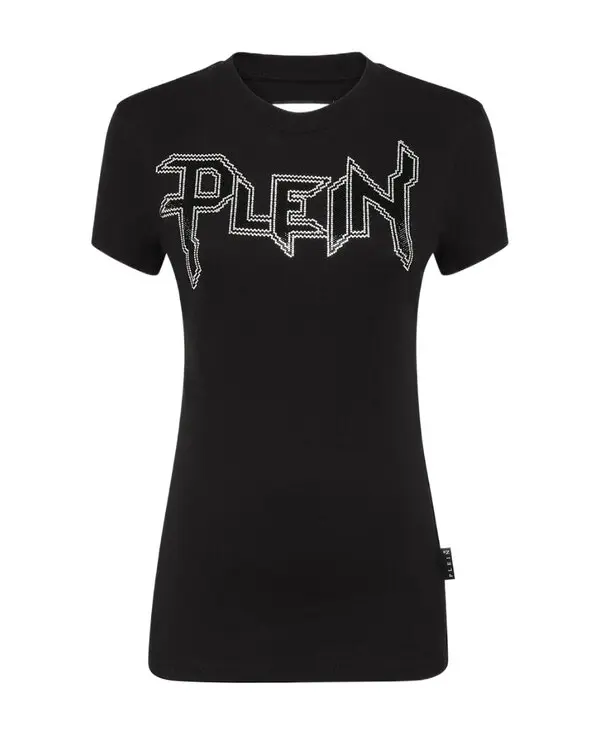 Philipp Plein Logo-embellished Cotton T-shirt - Black