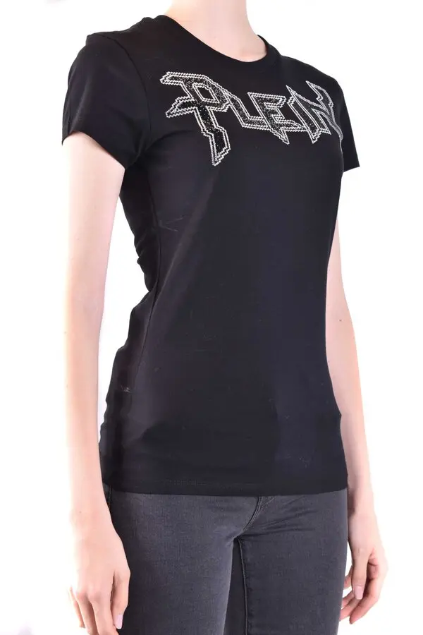 Philipp Plein Embellished Logo T-shirt - Black