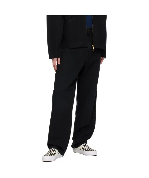 Carhartt Work In Progress Single Knee Trousers - Black
