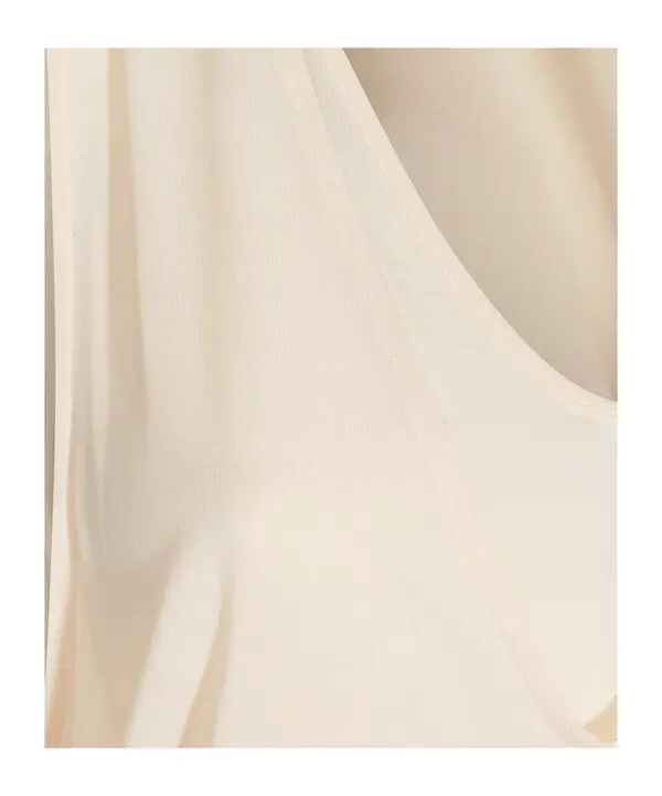 LEMAIRE Sleeveless Draped Asymmetric Midi Dress - No