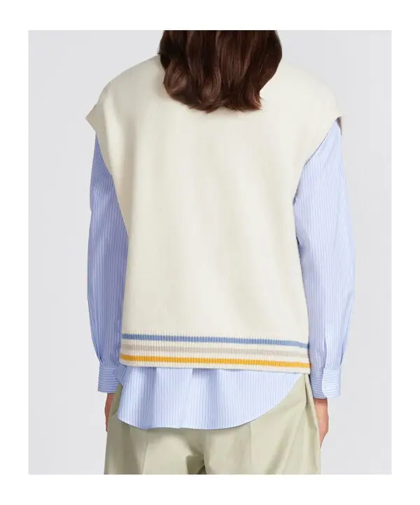 Dior Logo Intarsia V-neck Vest