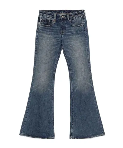 R13 Belt-loop Flare Jeans