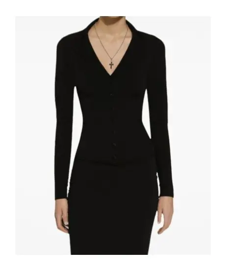 Dolce & Gabbana Logo Plaque Single-breasted Blazer