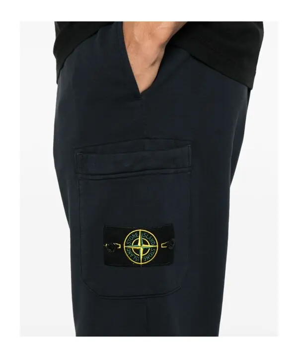 Stone Island Compass-motif Drawstring Track Pants