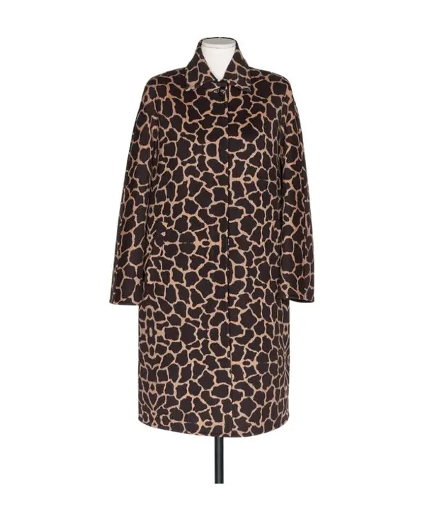 Max Mara Jacquard Wool Coat