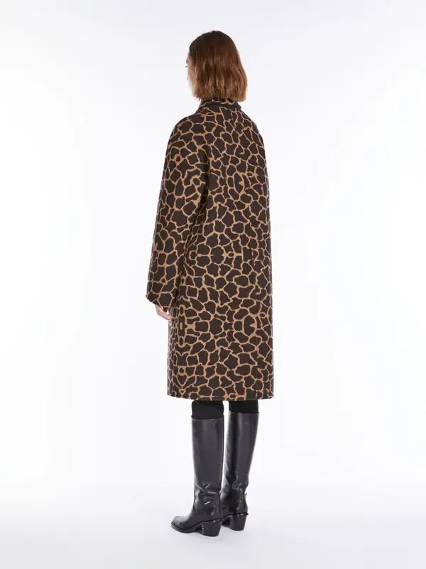 Max Mara Jacquard Wool Coat
