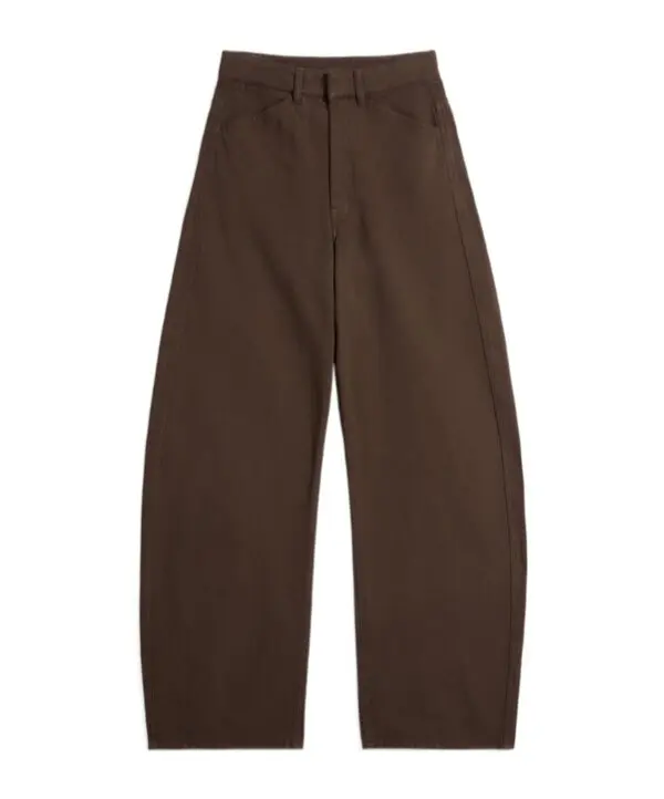 LEMAIRE High Waisted Jeans - Cacao