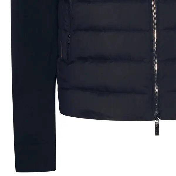 MOORER Quilted Zip-up Coat