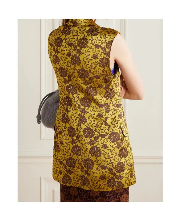 Dries Van Noten Floral Jacquard Vest