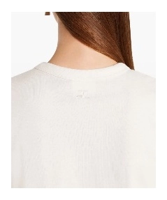 COURREGES Courrèges Logo Patch Crewneck T-shirt