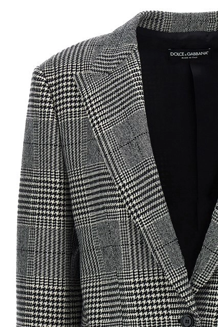 Dolce & Gabbana Single-breasted Glen Plaid Jacket