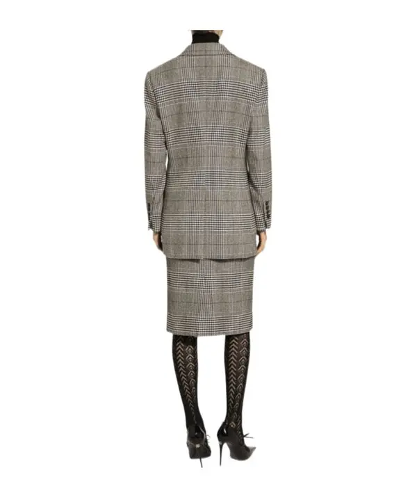 Dolce & Gabbana Single-breasted Glen Plaid Jacket