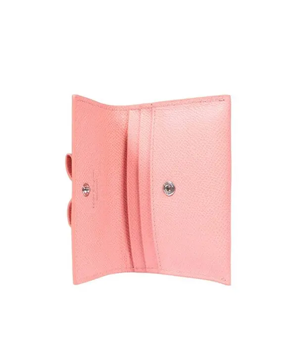 FERRAGAMO Bow Detail Design Flip Wallet