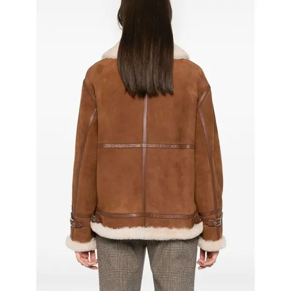 Ermanno Scervino Suede Aviator Jacket