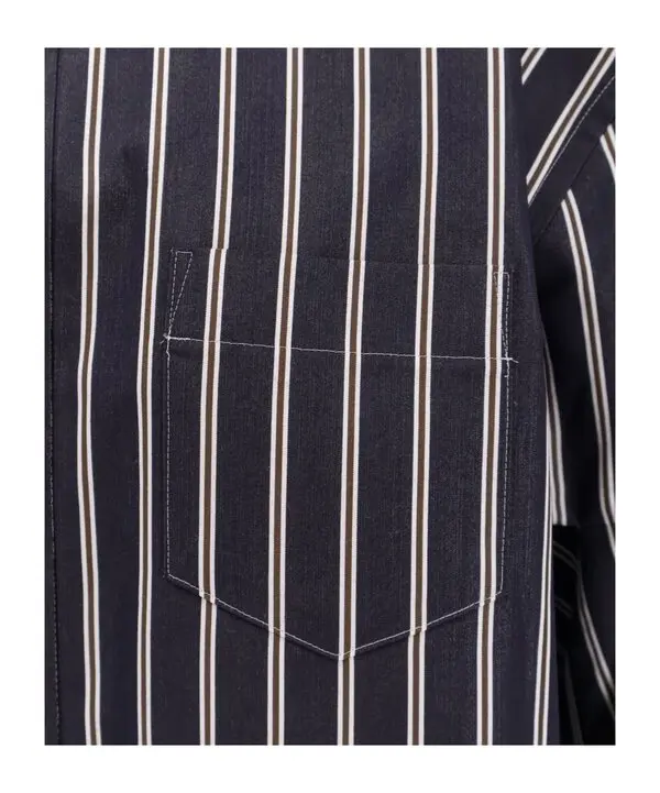 Sacai Long Sleeve Striped Shirt