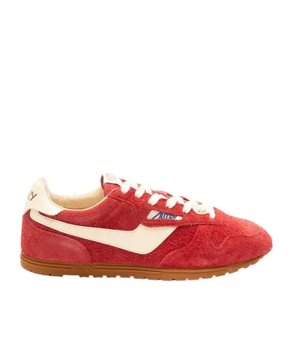 AUTRY Windspin Lace-up Sneakers - Red