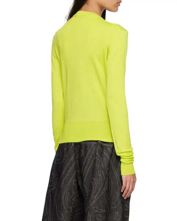 VIVIENNE WESTWOOD Orb Embroidered Knitted Cardigan