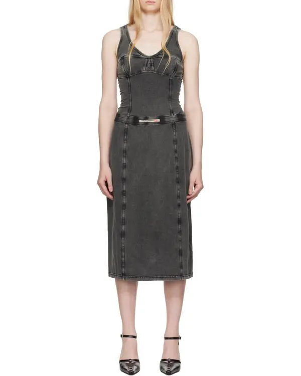 DIESEL® D-inny Sleeveless Midi Dress