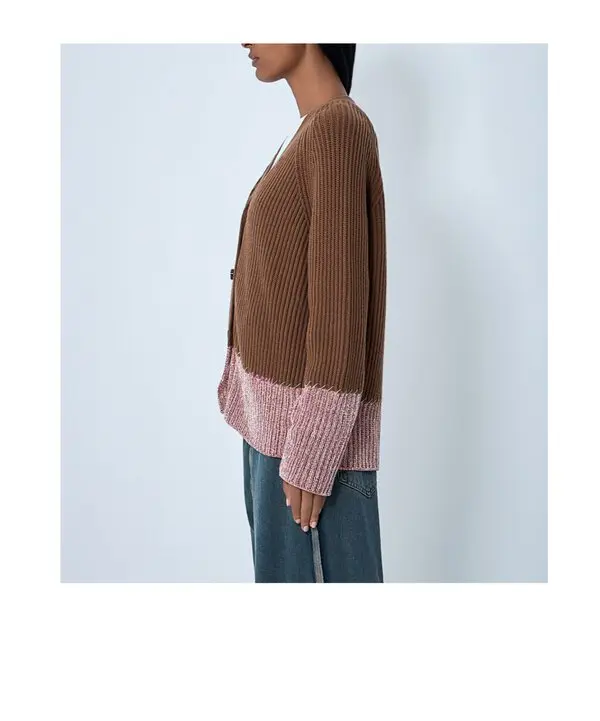 Marni Color-block Knitted Cardigan