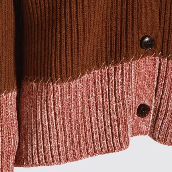 Marni Color-block Knitted Cardigan