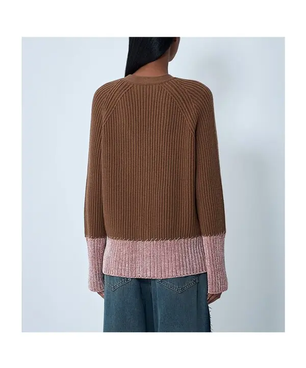 Marni Color-block Knitted Cardigan