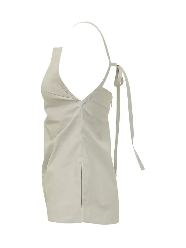 Studio Nicholson Sleeveless Zippered Apron Top