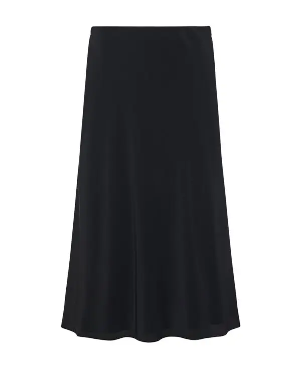 THE ROW Pleated Midi Skirt - Black