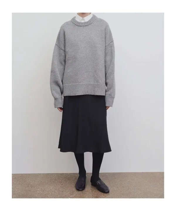THE ROW Pleated Midi Skirt
