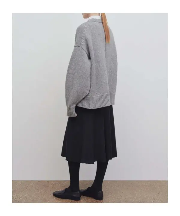 THE ROW Pleated Midi Skirt