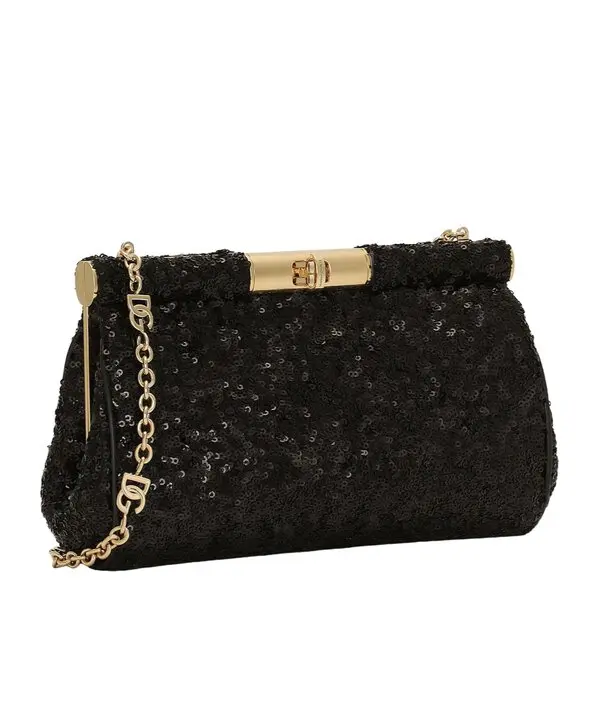 Dolce & Gabbana Sequined Shoulder Bag