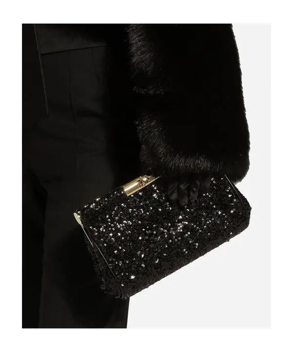 Dolce & Gabbana Sequined Shoulder Bag