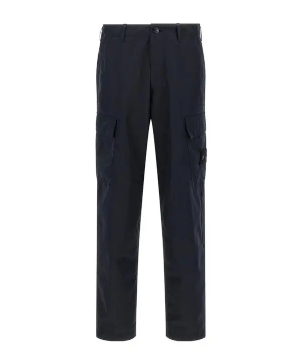 Stone Island Straight-leg Cargo Pants - Blue