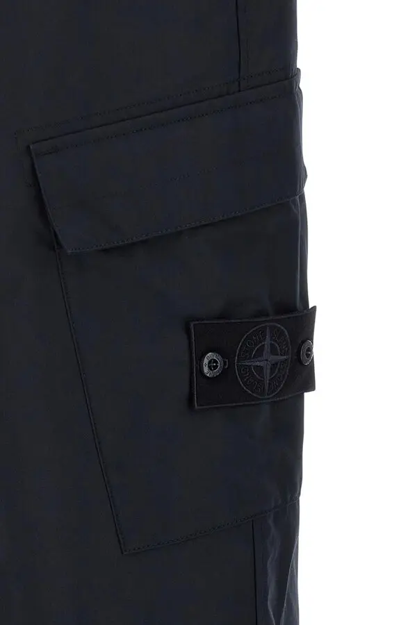Stone Island Straight-leg Cargo Pants - Blue
