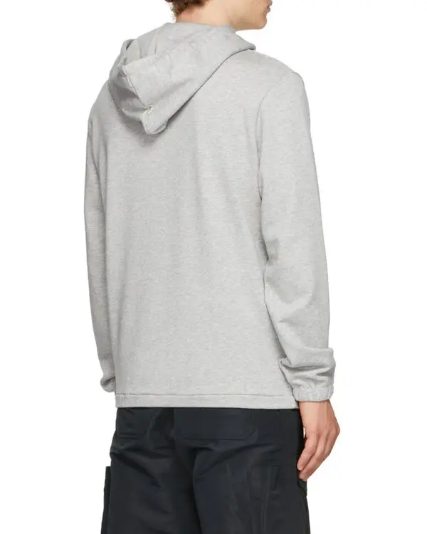 Alexander McQueen Zip-detailed Hoodie - Gray