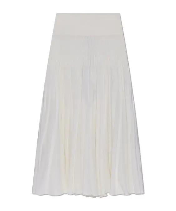 Alaïa Knit Pleated Skirt